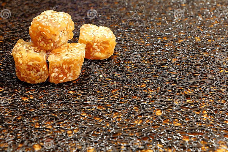 Chinese sesame candy stock photo. Image of golden, chinese - 67014608