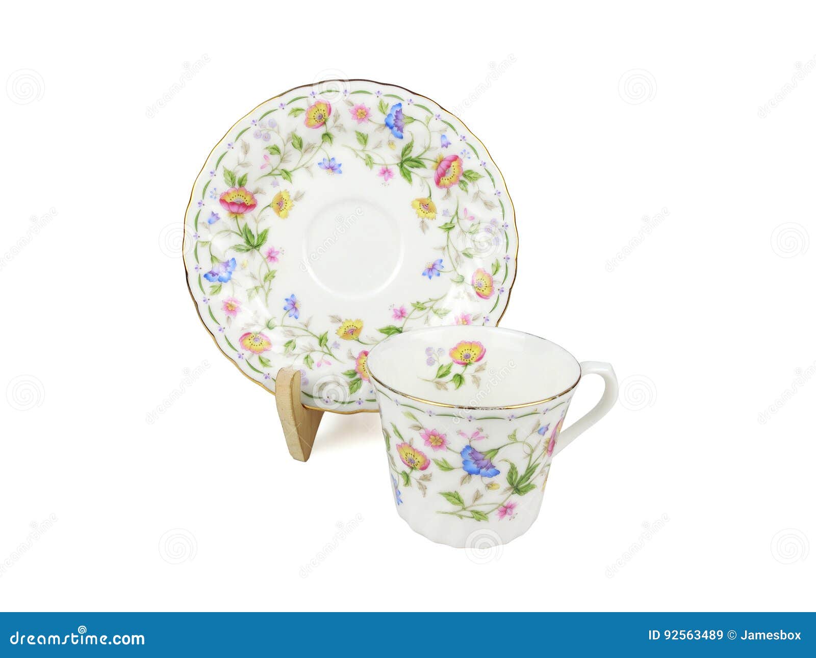 Chinese Set of Tea Cups on White Background Stock Image - Image of ...