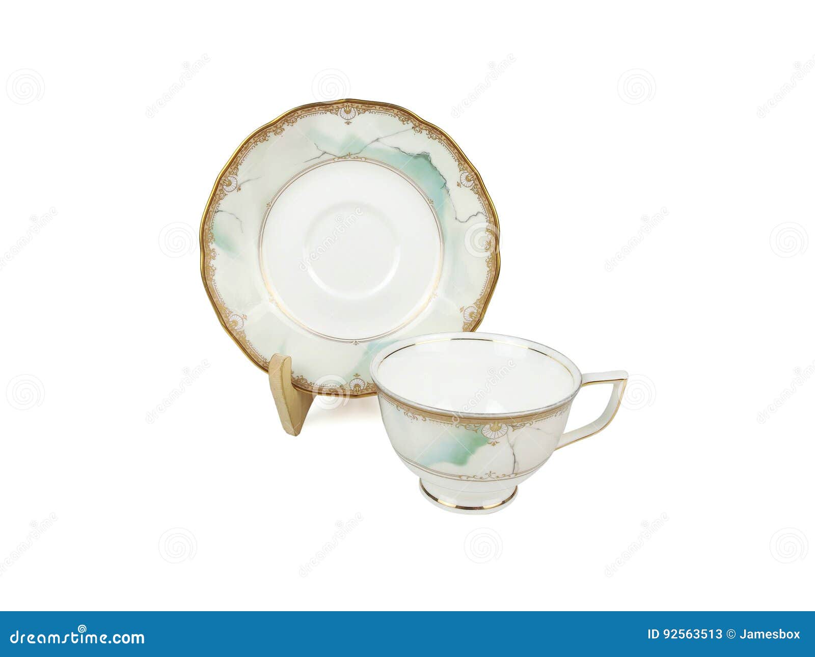 Chinese Set of Tea Cups on White Background Stock Image - Image of ...
