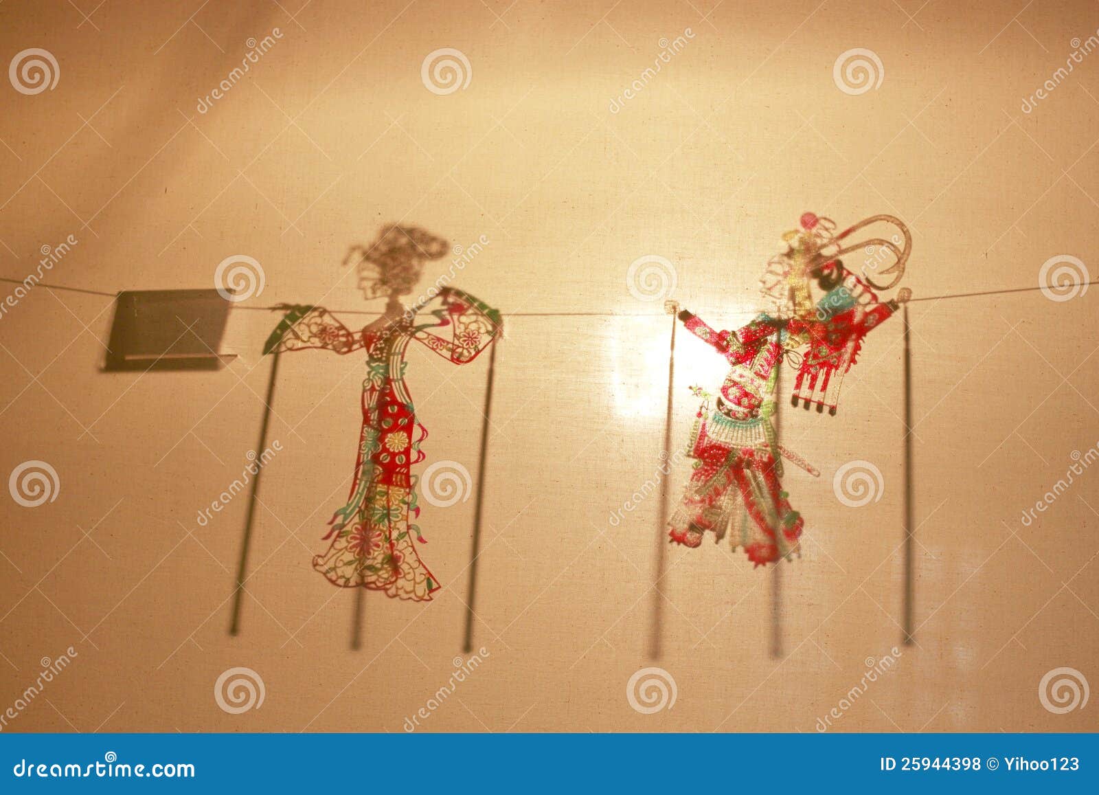 Chinese Shadow play stock photo. Image of shadow, beijing - 25944398