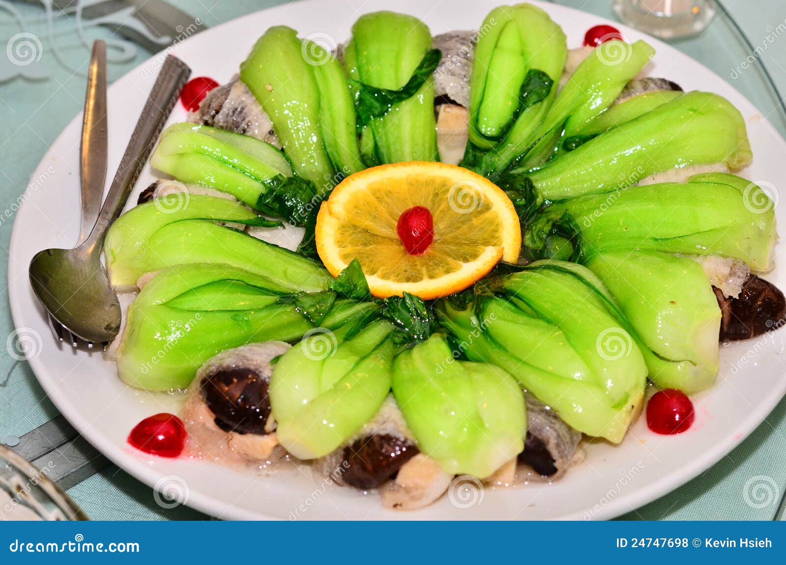 Shanghai Bok Choy, Brassica Rapa Subsp Chinensis Royalty-Free Stock ...