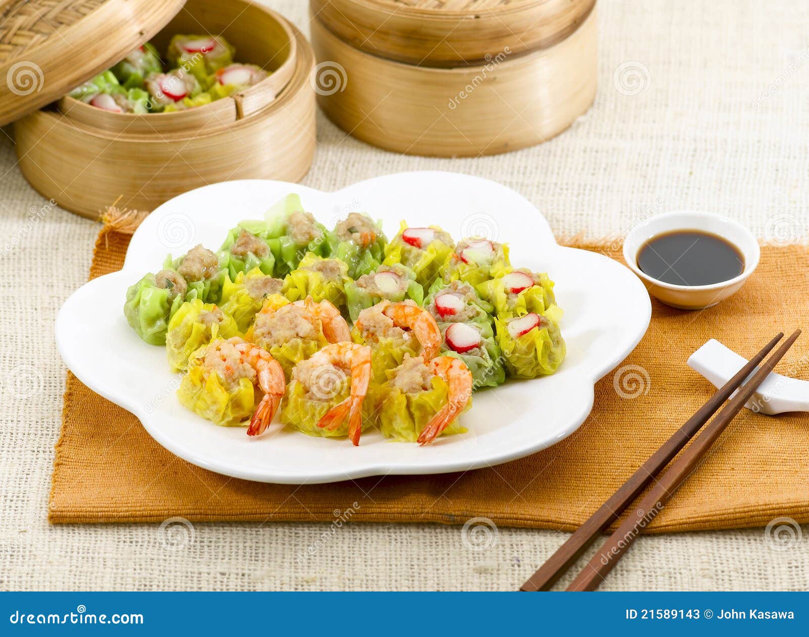 Chinese Shrimp Dim Sum Food Style Stock Image - Image of wooden ...