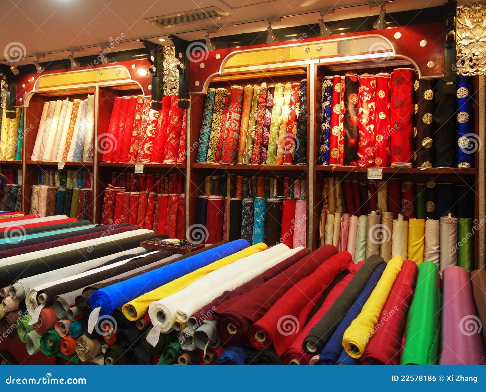 Chinese Silk stock photo. Image of artscrafts, colors - 22578186