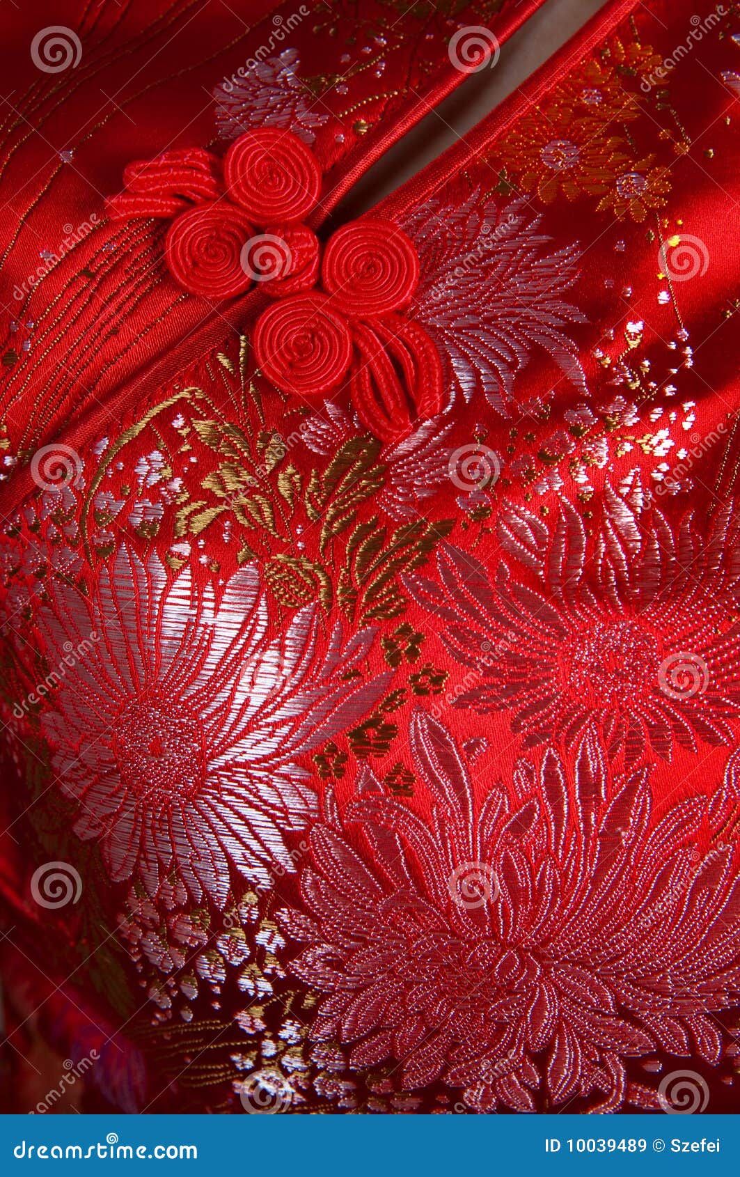 Chinese silk fabric stock image. Image of beautiful, flower - 10039489