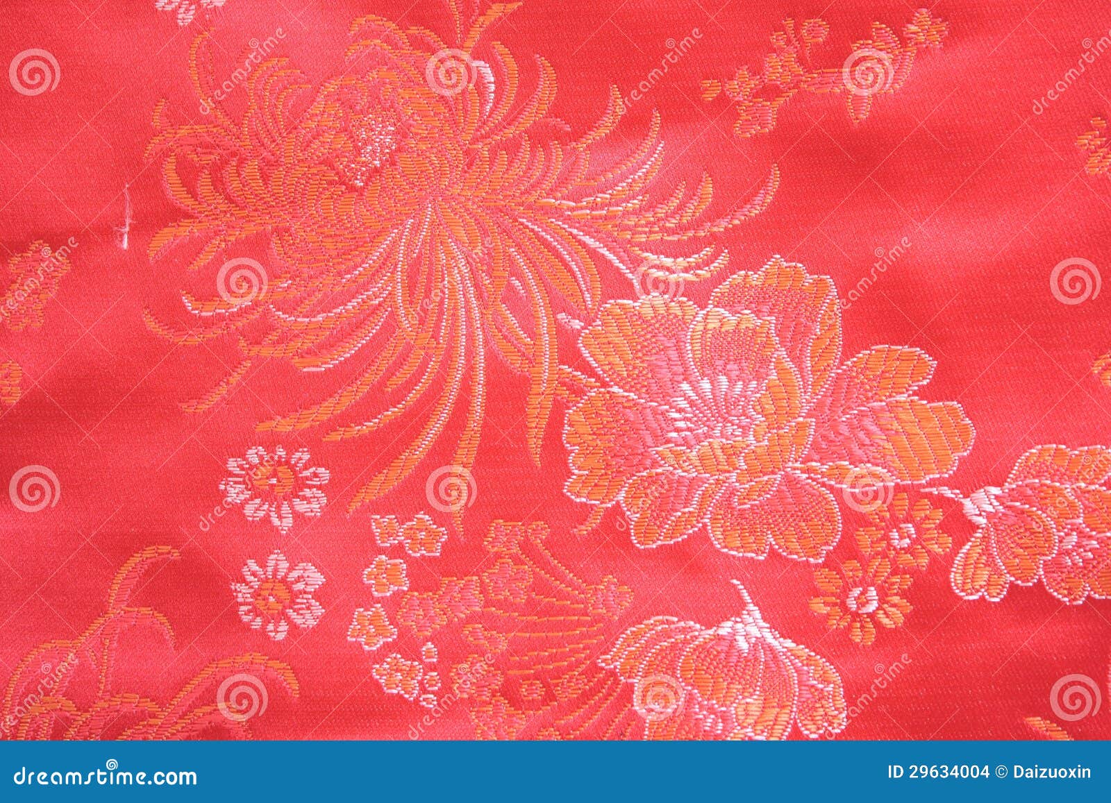Chinese silk fabric stock photo. Image of fashion, decorate - 29634004