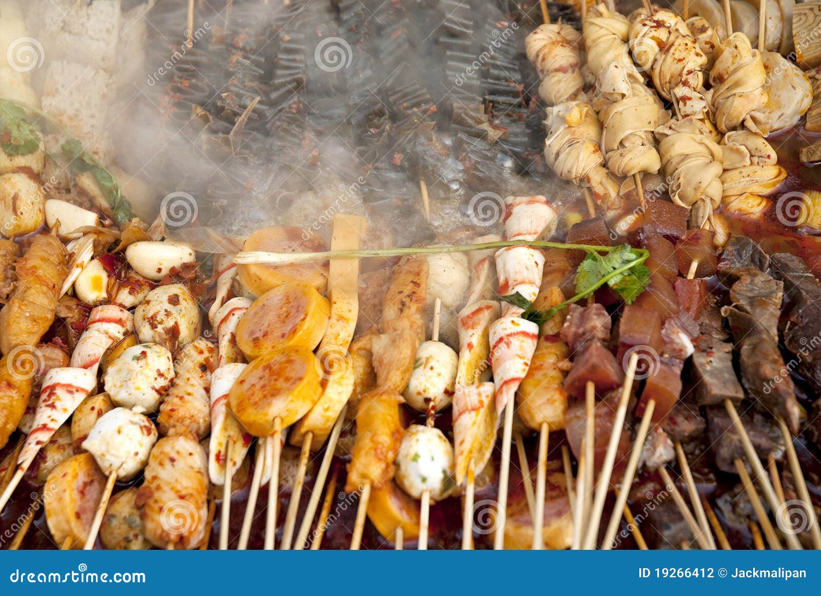 Chinese Snacks Cooking in Shanghai China Stock Photo - Image of food ...