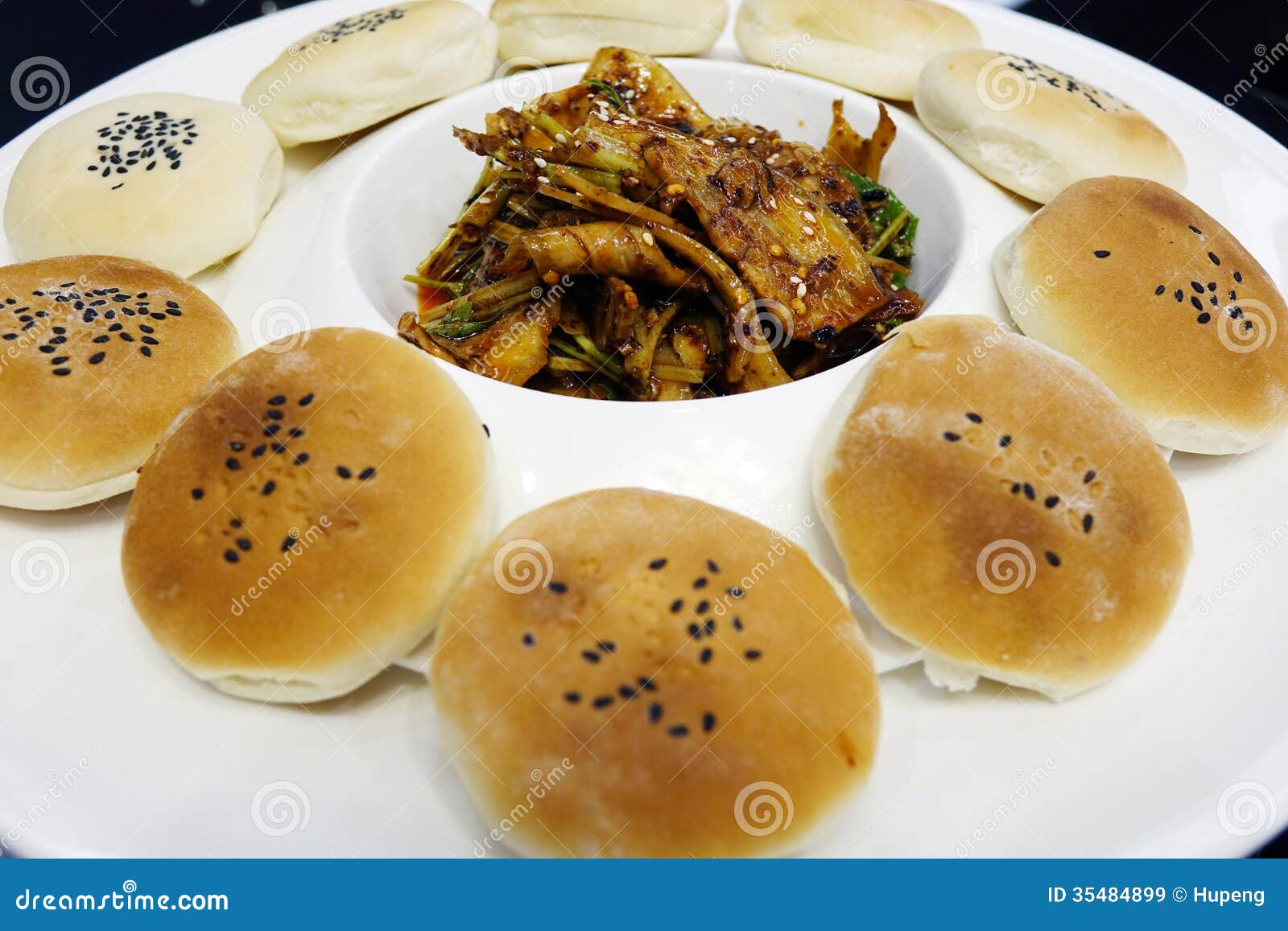 Chinese snacks guokui stock image. Image of delicious - 35484899