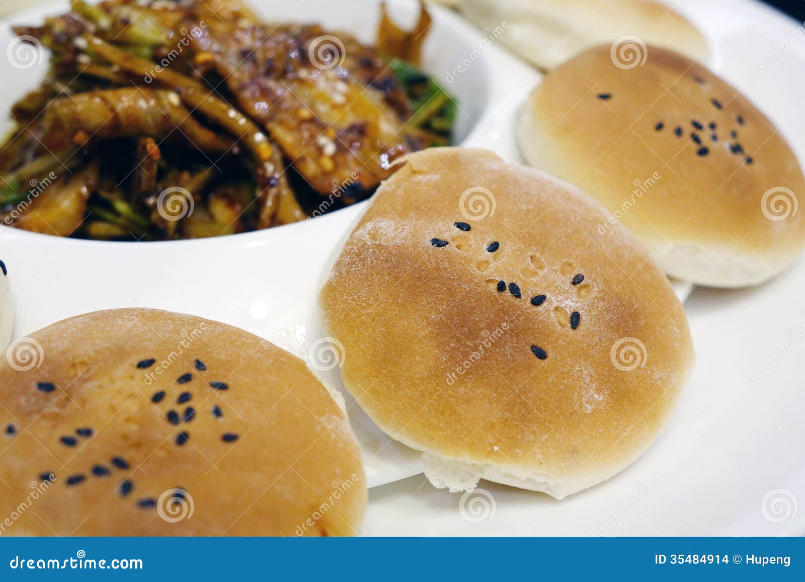 Chinese snacks guokui stock photo. Image of bread, chinese - 35484914