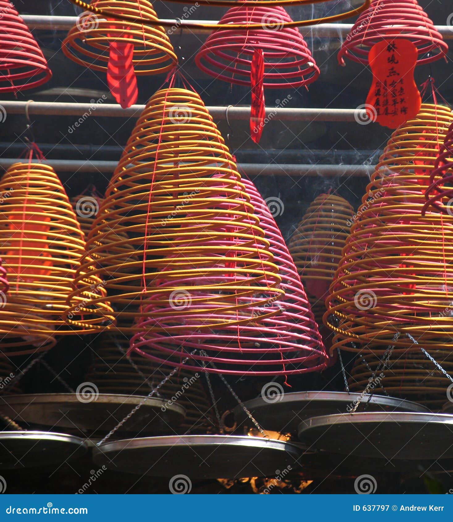 Chinese Spiral Incense Sticks Stock Image - Image of tranquillity ...