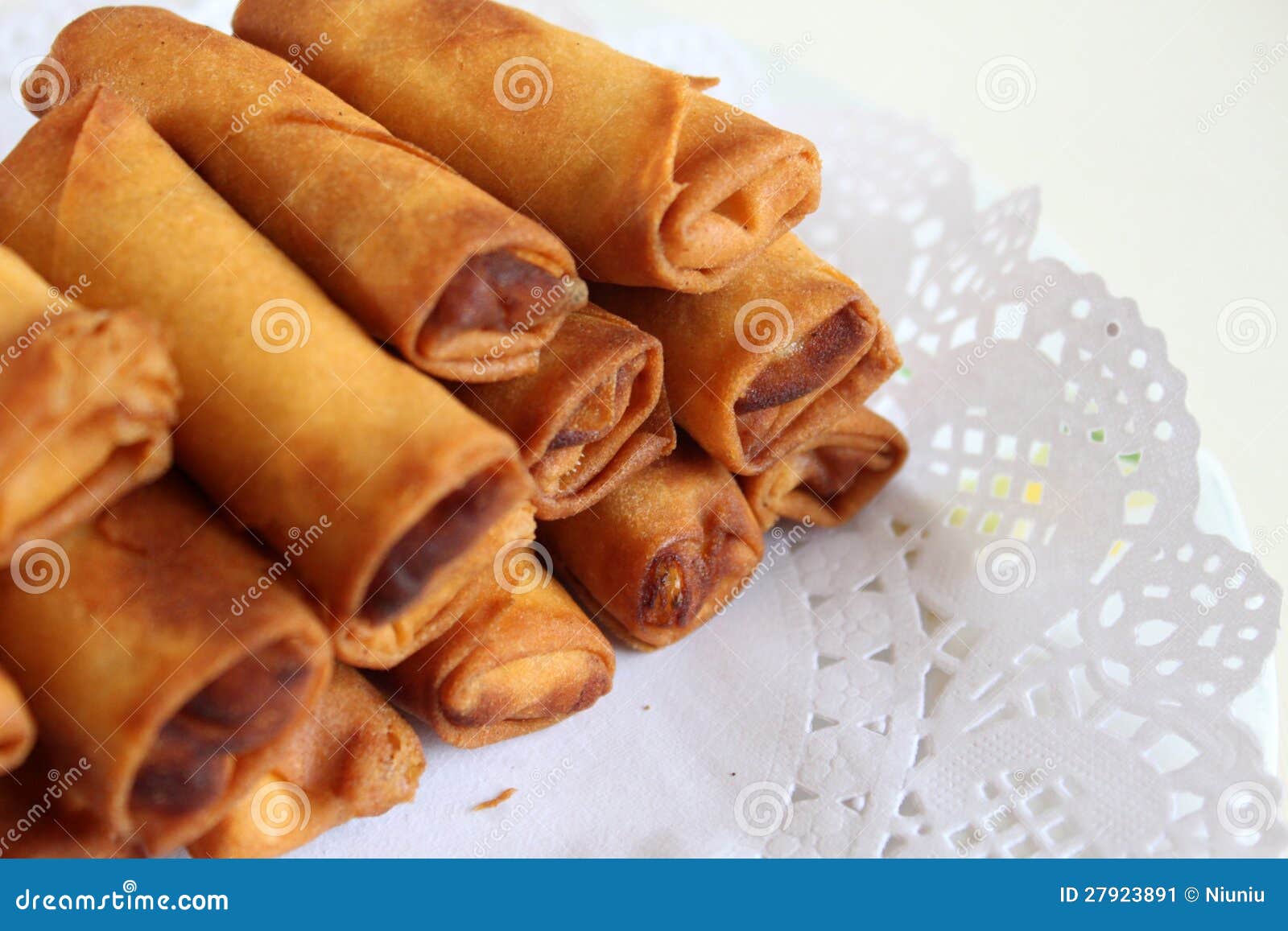 Chinese Spring Roll Close-up Stock Image - Image of food, filling: 27923891