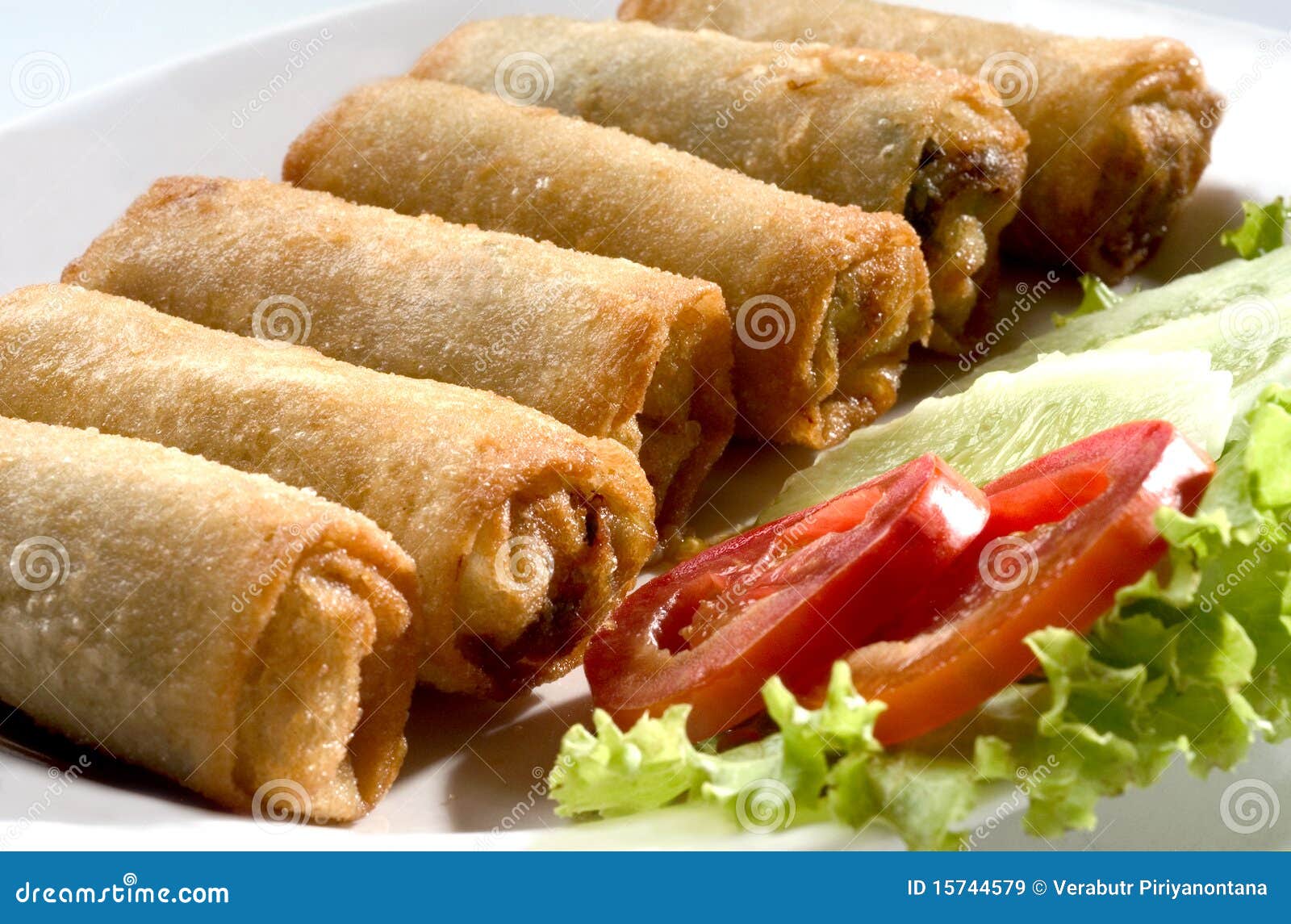 Chinese Spring Rolls Royalty-Free Stock Photo | CartoonDealer.com #15744579