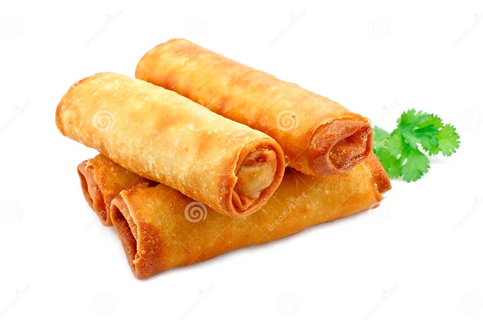 Chinese spring rolls stock photo. Image of savory, meal - 26683664