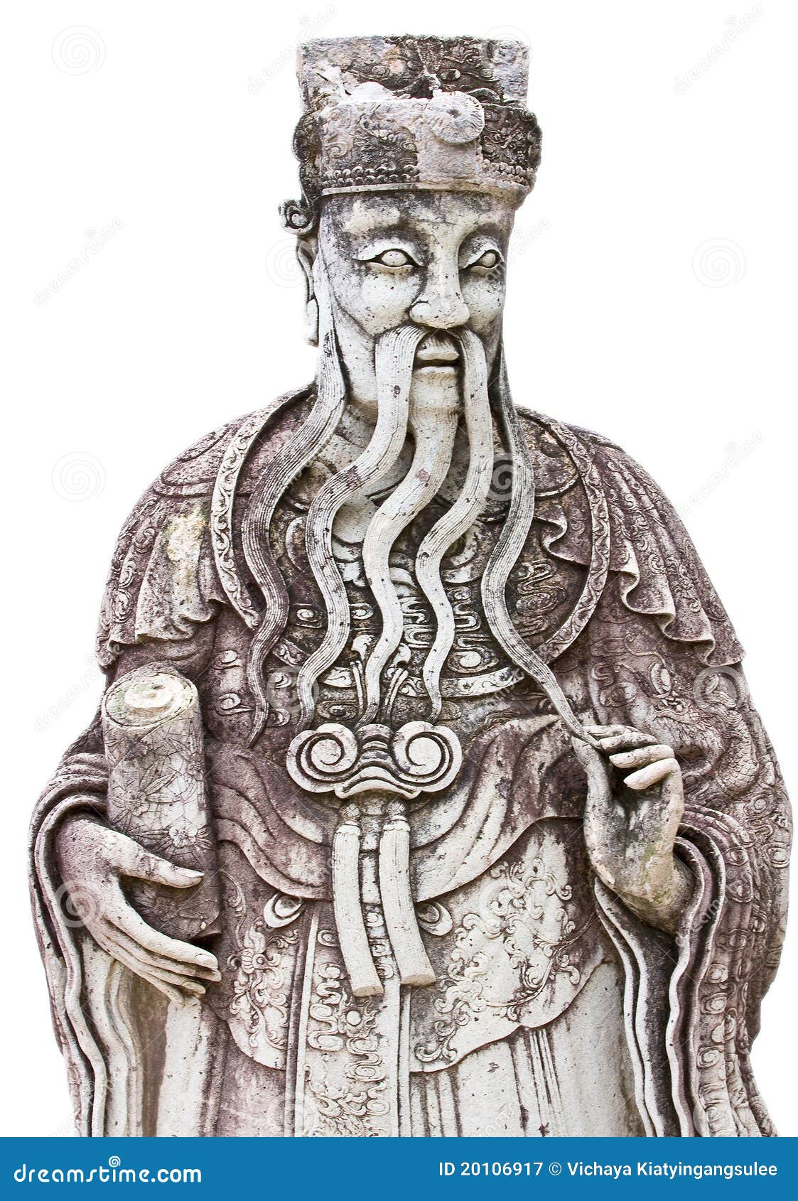 Chinese statue stock image. Image of decorated, carving - 20106917