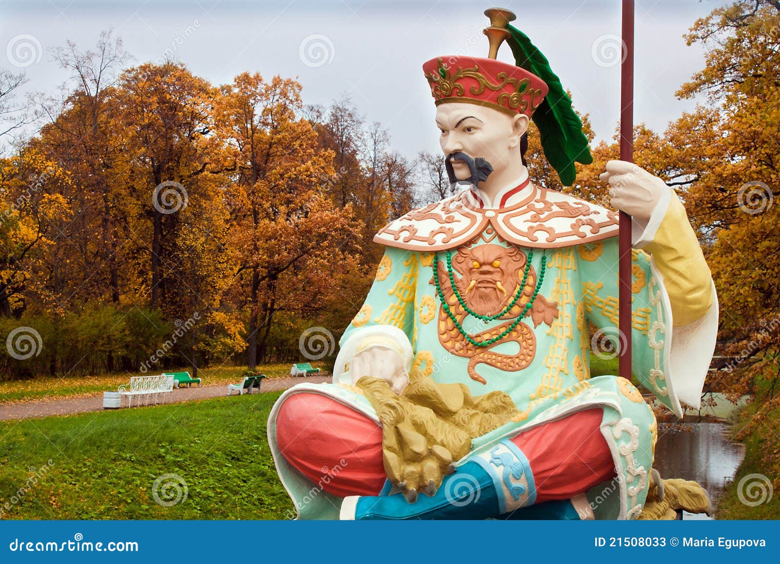 Chinese Statue stock image. Image of architecture, history - 21508033