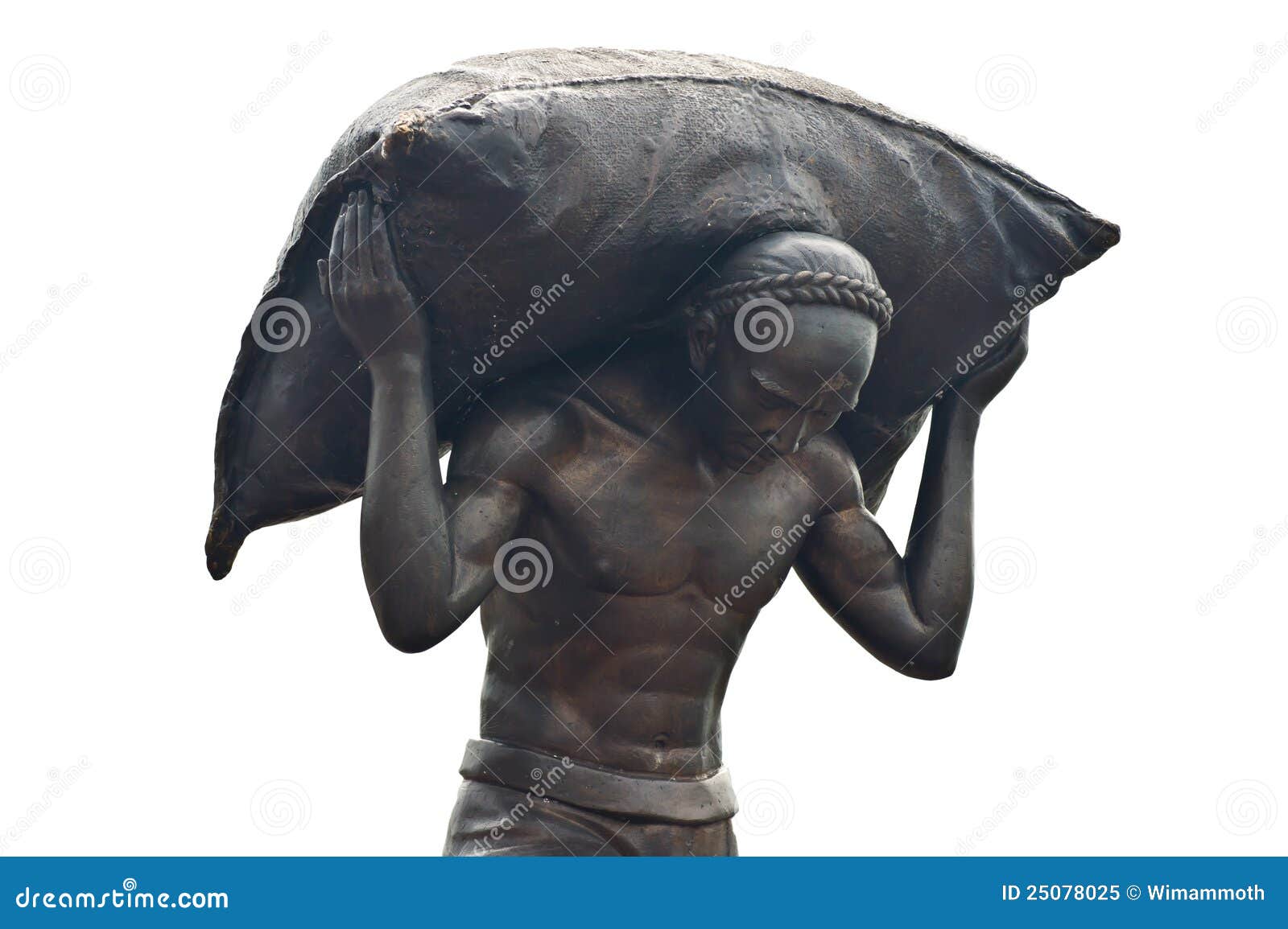 Chinese statue stock image. Image of back, people, history - 25078025