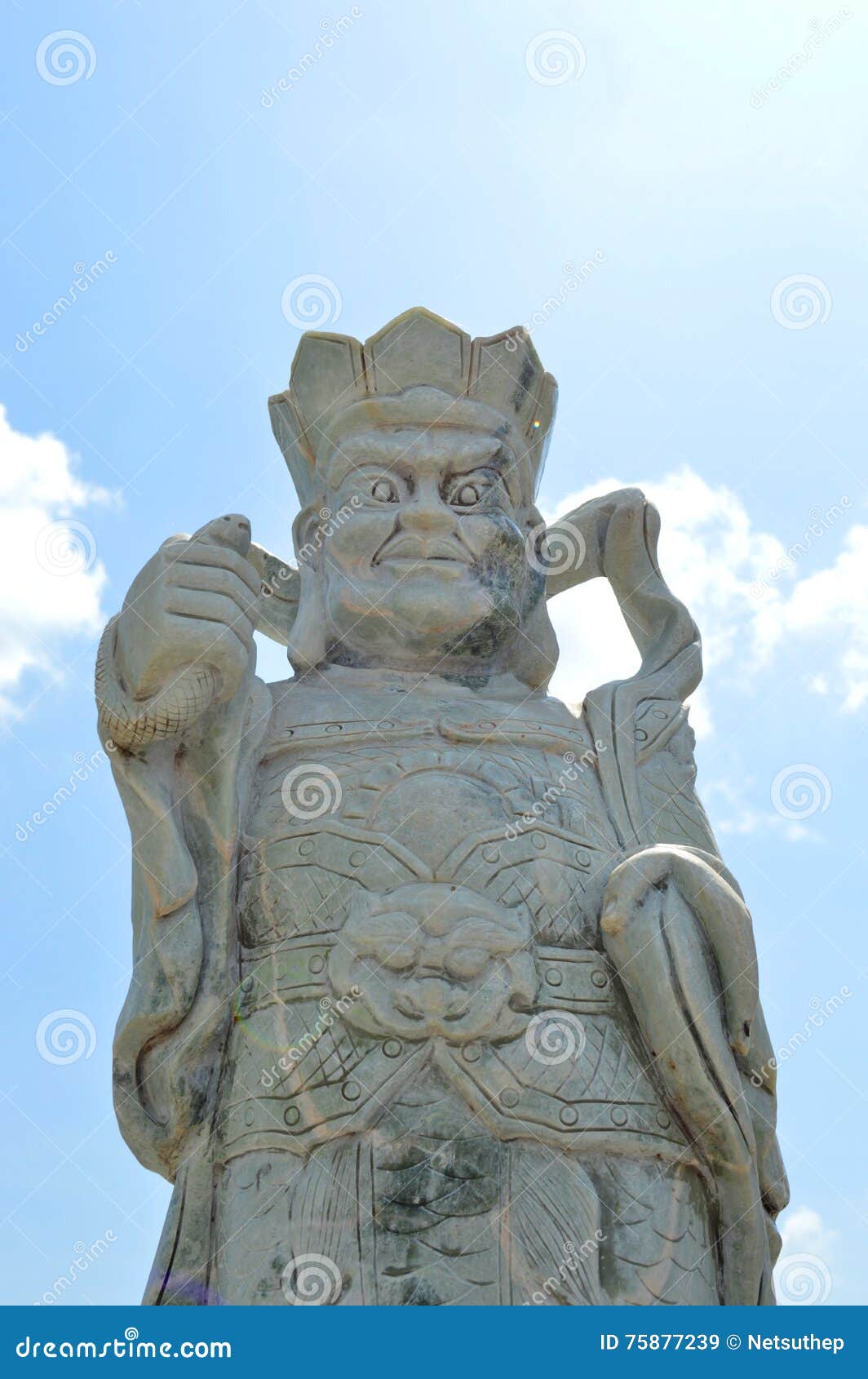 Chinese statue stock image. Image of luck, east, oriental - 75877239