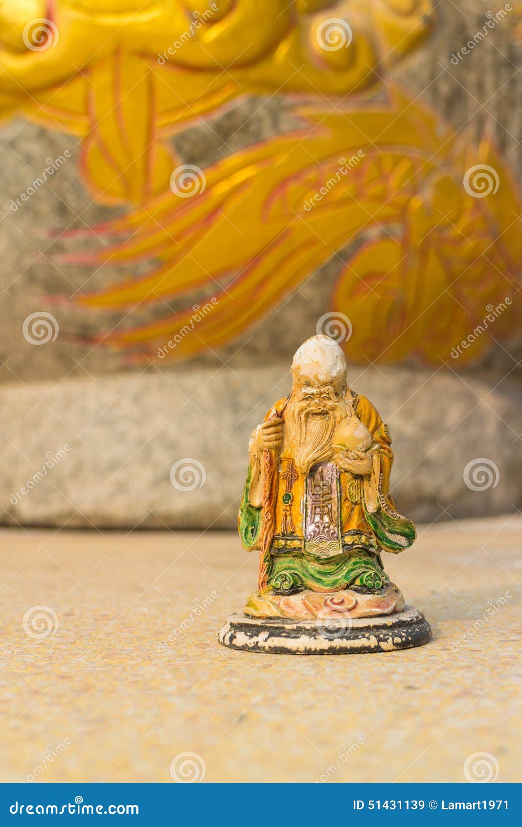 Chinese Statue of Fu stock image. Image of wealth, chinese - 51431139