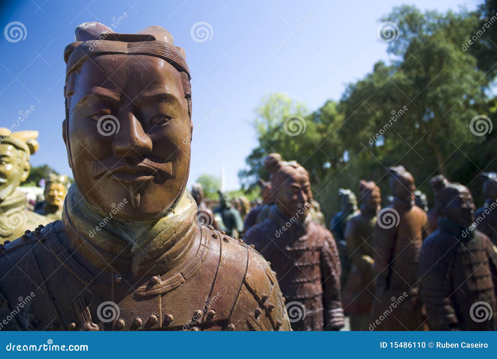 Chinese statues stock photo. Image of antique, ancient - 15486110