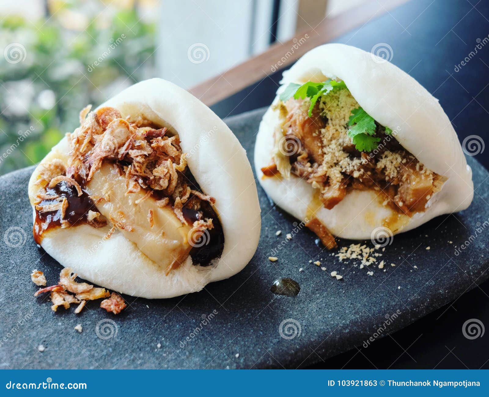 Steam Buns At Night Market Royalty-Free Stock Photography ...