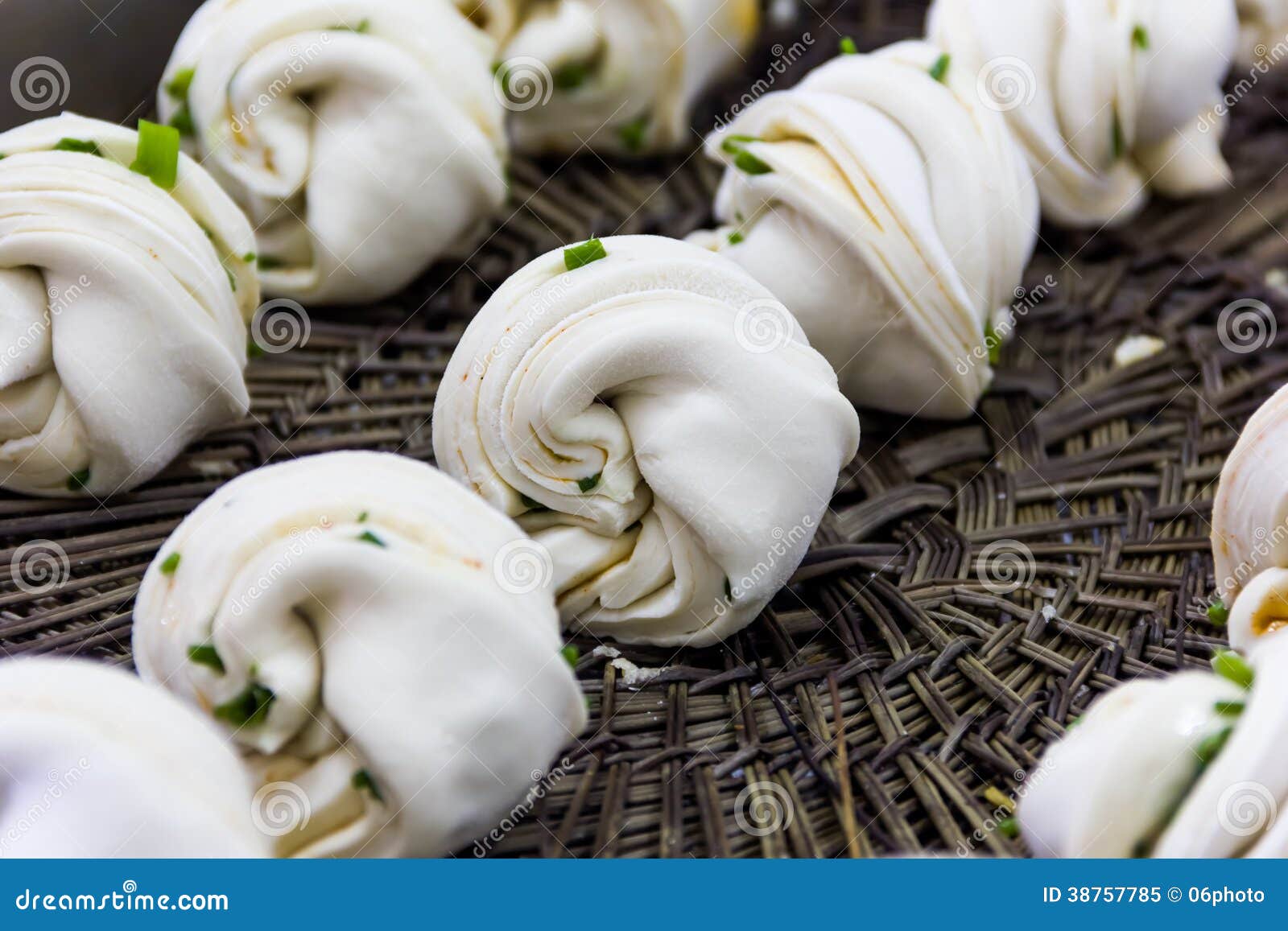 Chinese Steamed Bread Making,kitchen of a Chinese Restaurant Stock ...