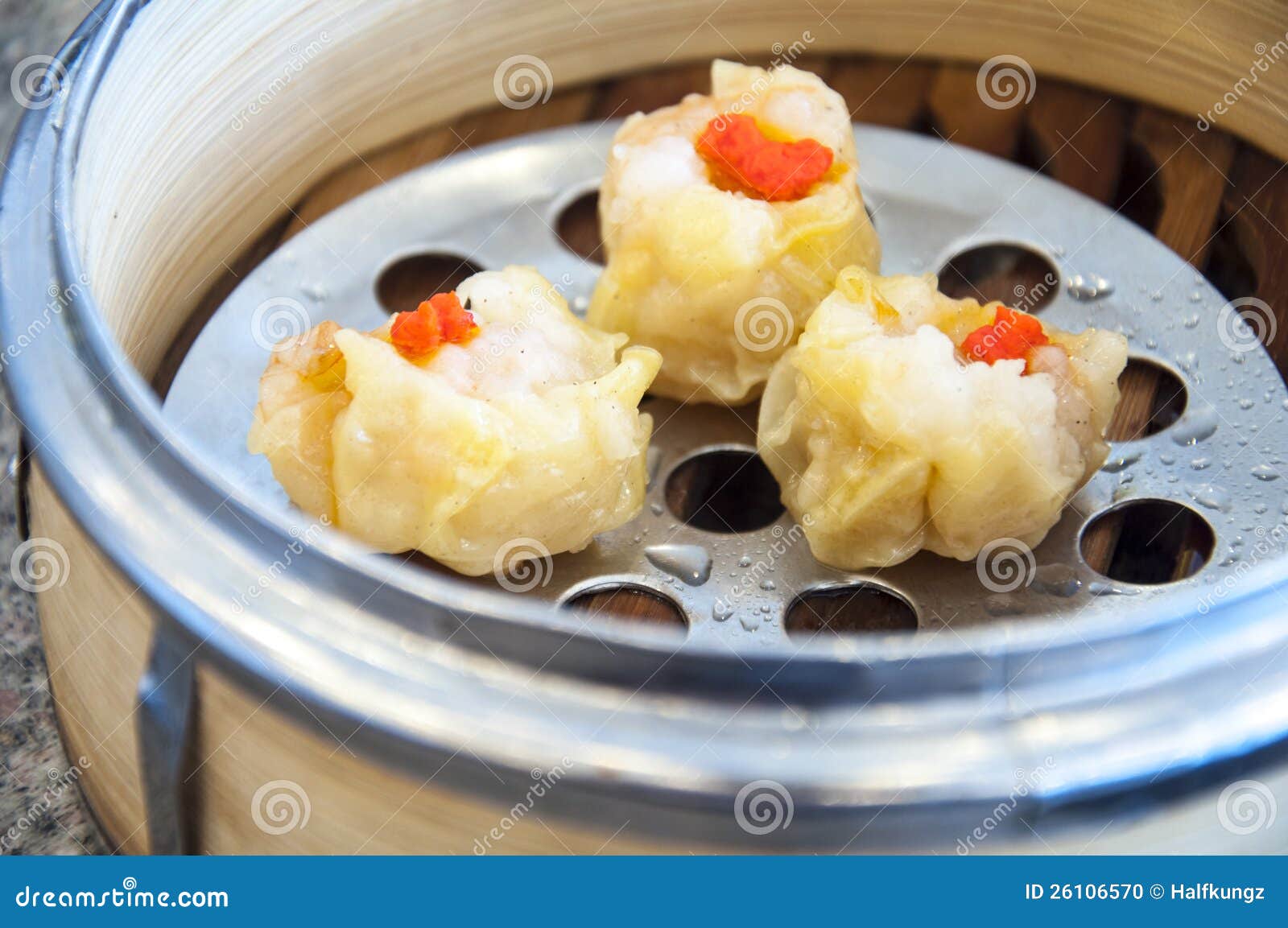 Chinese Steamed Dumpling stock photo. Image of asian - 26106570