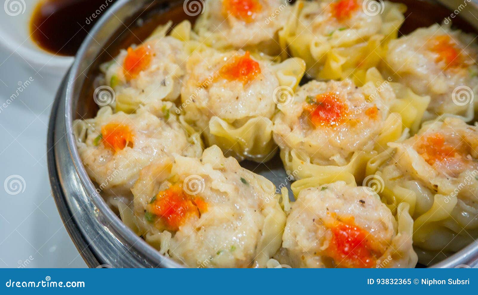 Chinese steamed dumpling stock image. Image of gourmet - 93832365