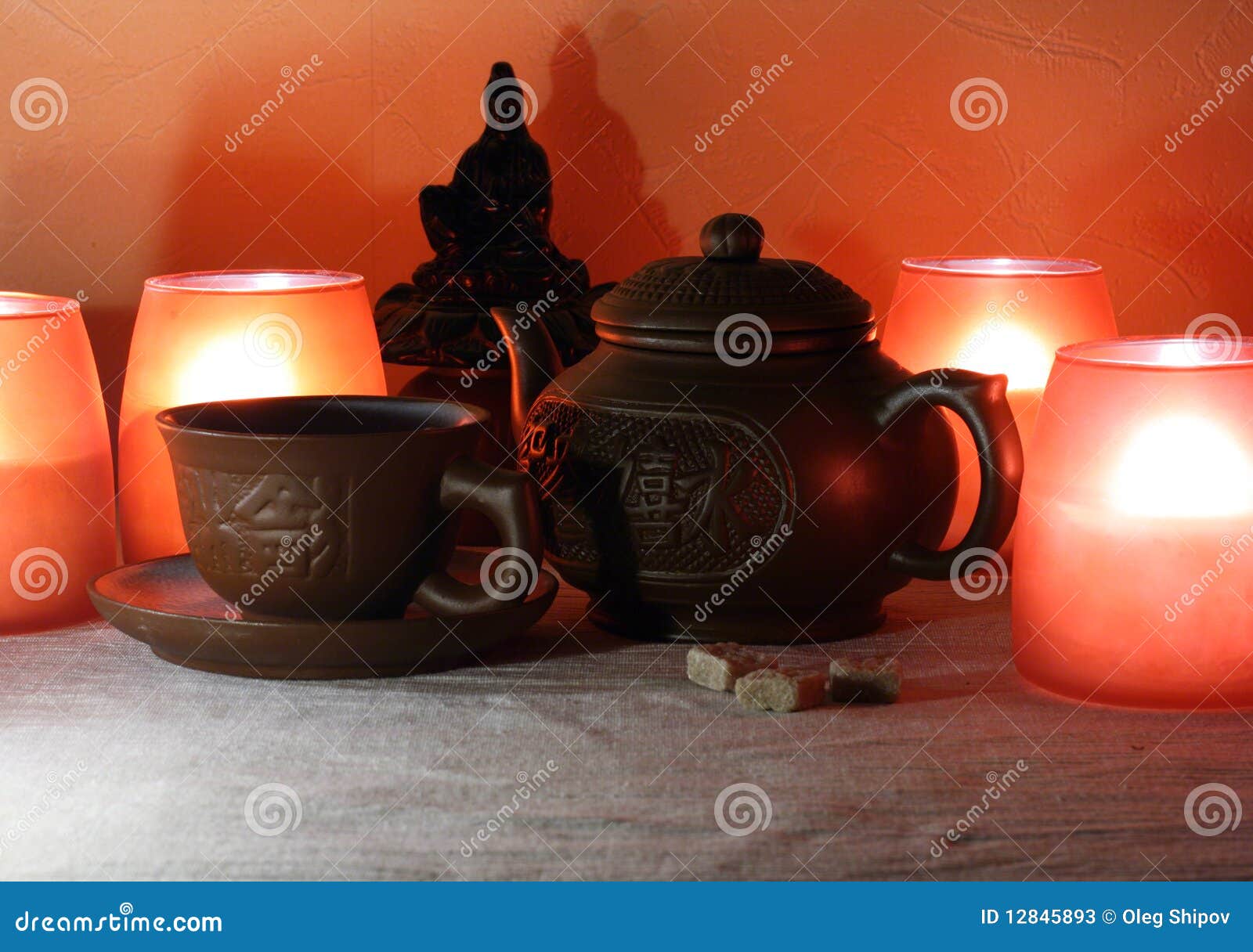 Chinese still life stock image. Image of candlelight - 12845893