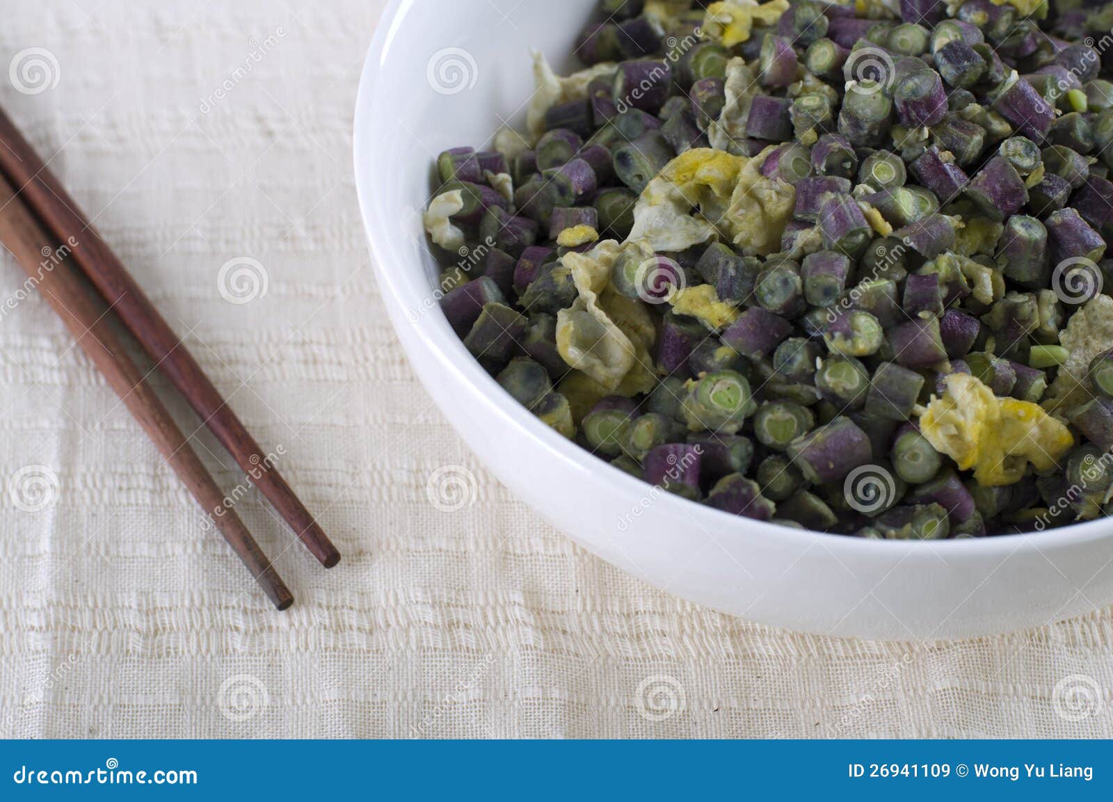 Chinese Stir Fried Long Bean Stock Image - Image of legume, vegetable ...