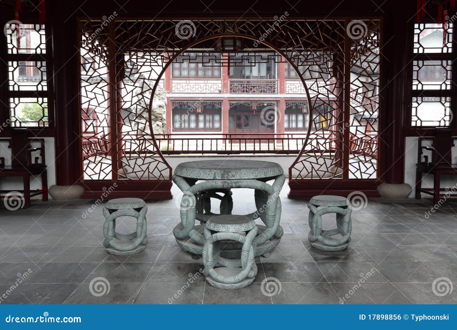 Chinese Stone furniture stock photo. Image of shanghai - 17898856