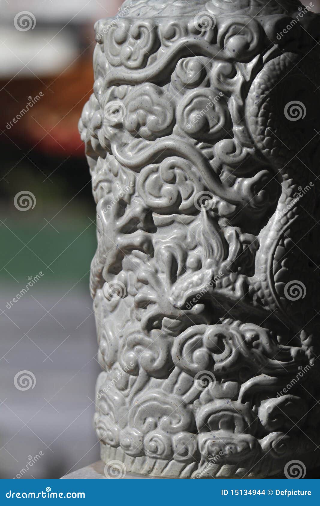 Chinese stone pillar stock photo. Image of architecture - 15134944