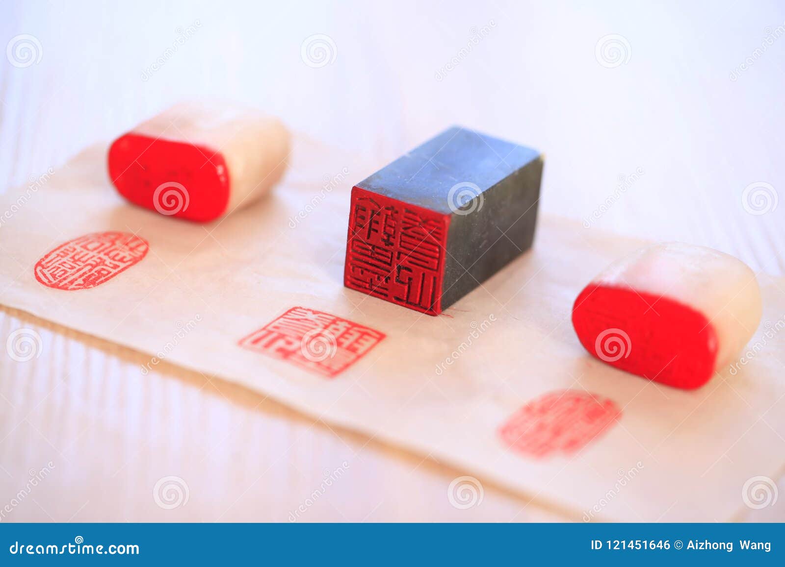 Chinese stone seal stock photo. Image of hand, craft - 121451646