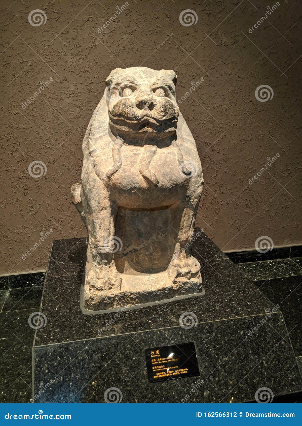 Chinese stone tiger editorial photography. Image of tiger - 162566312