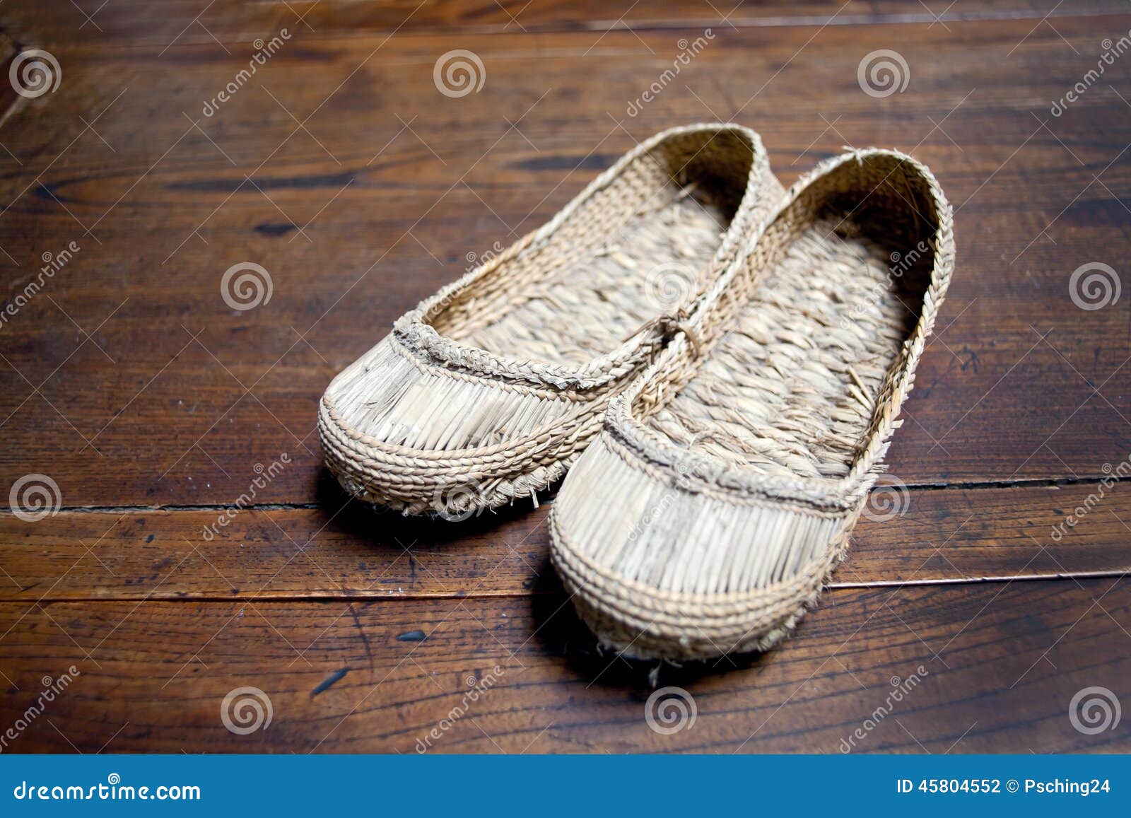 Chinese straw sandals stock photo. Image of chinese, handmade - 45804552