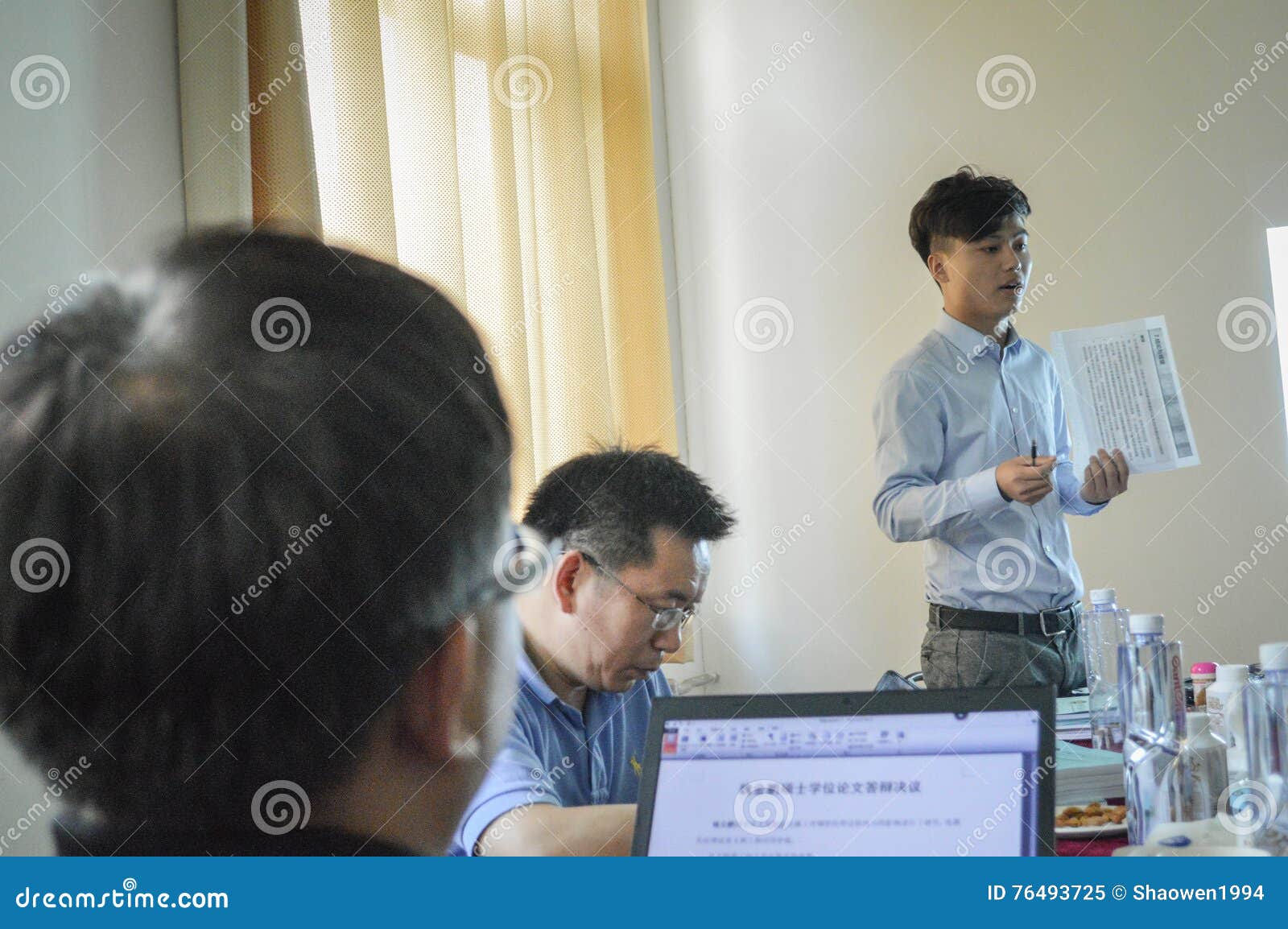 Chinese Student during the Presentation 2 Editorial Image - Image of ...