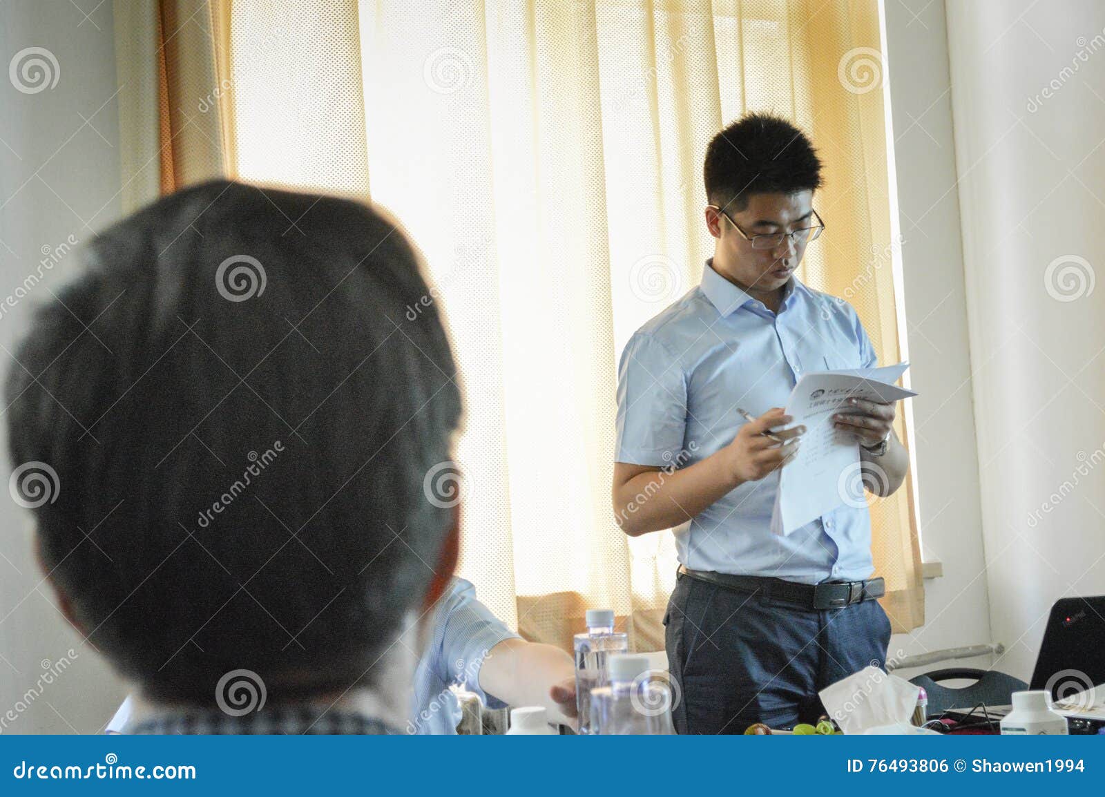 Chinese Student during the Presentation 4 Editorial Photo - Image of ...