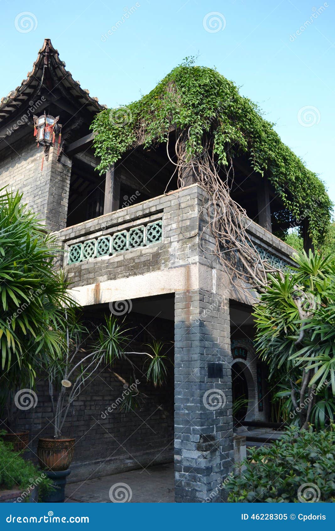 Chinese style architecture stock image. Image of culture - 46228305
