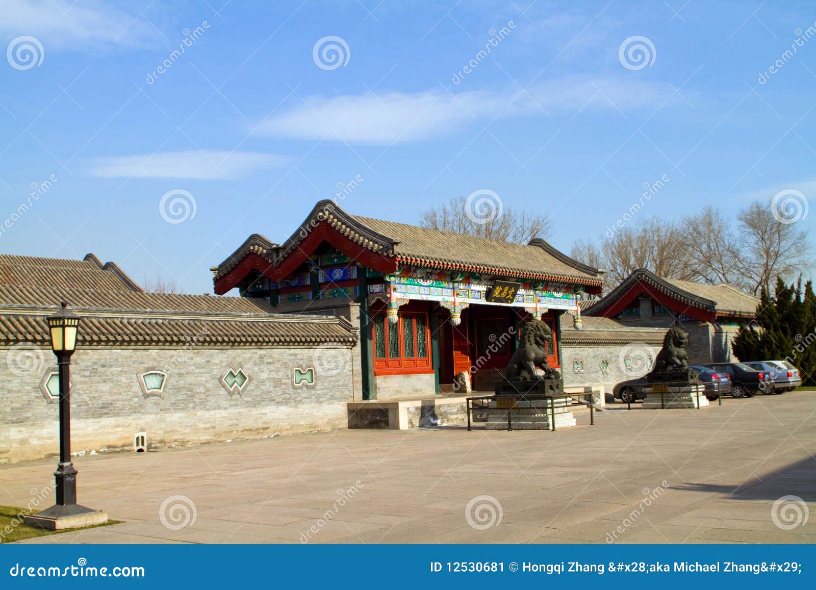 Chinese style building stock image. Image of asia, brass - 12530681