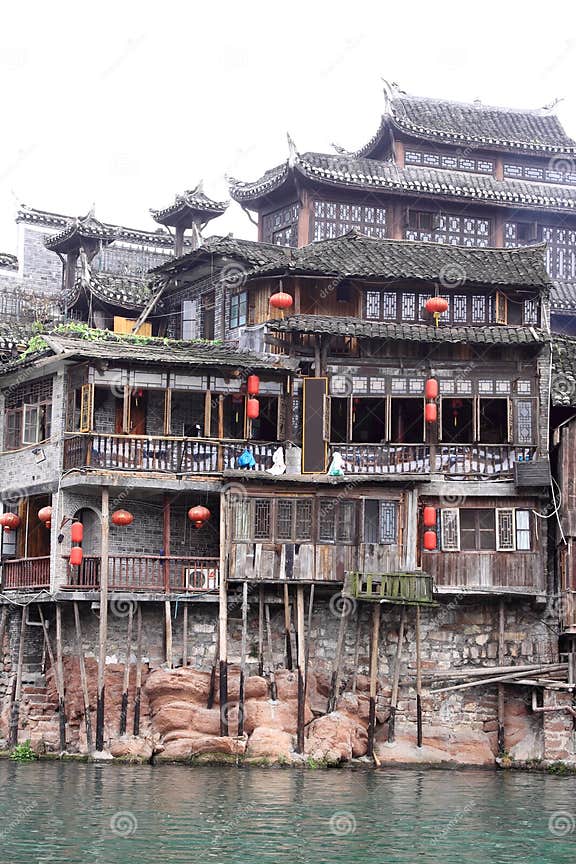 Chinese Style Building stock image. Image of style, county - 19833483