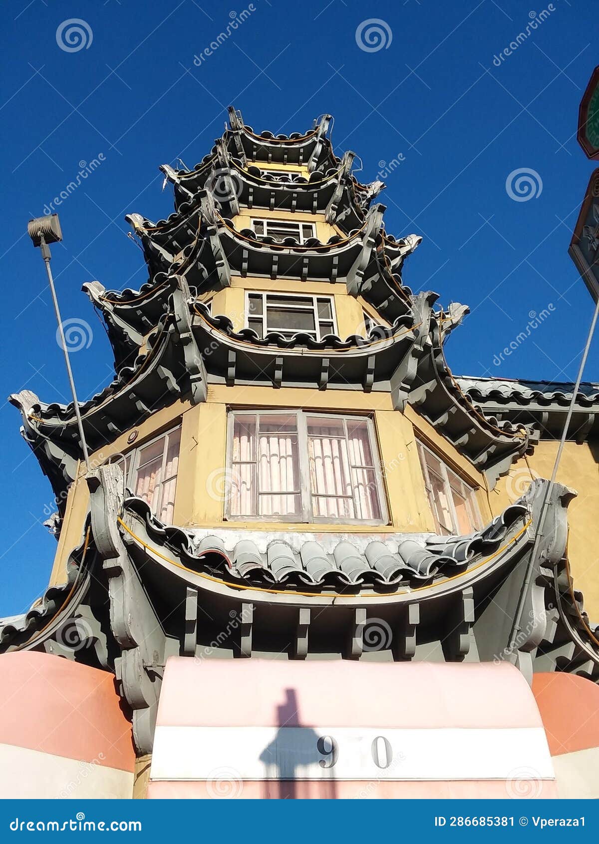 Chinese style building stock image. Image of chinese - 286685381