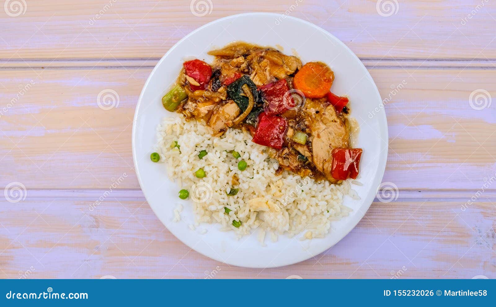 Chinese Style Chicken and Ginger with Rice Stock Photo - Image of ...