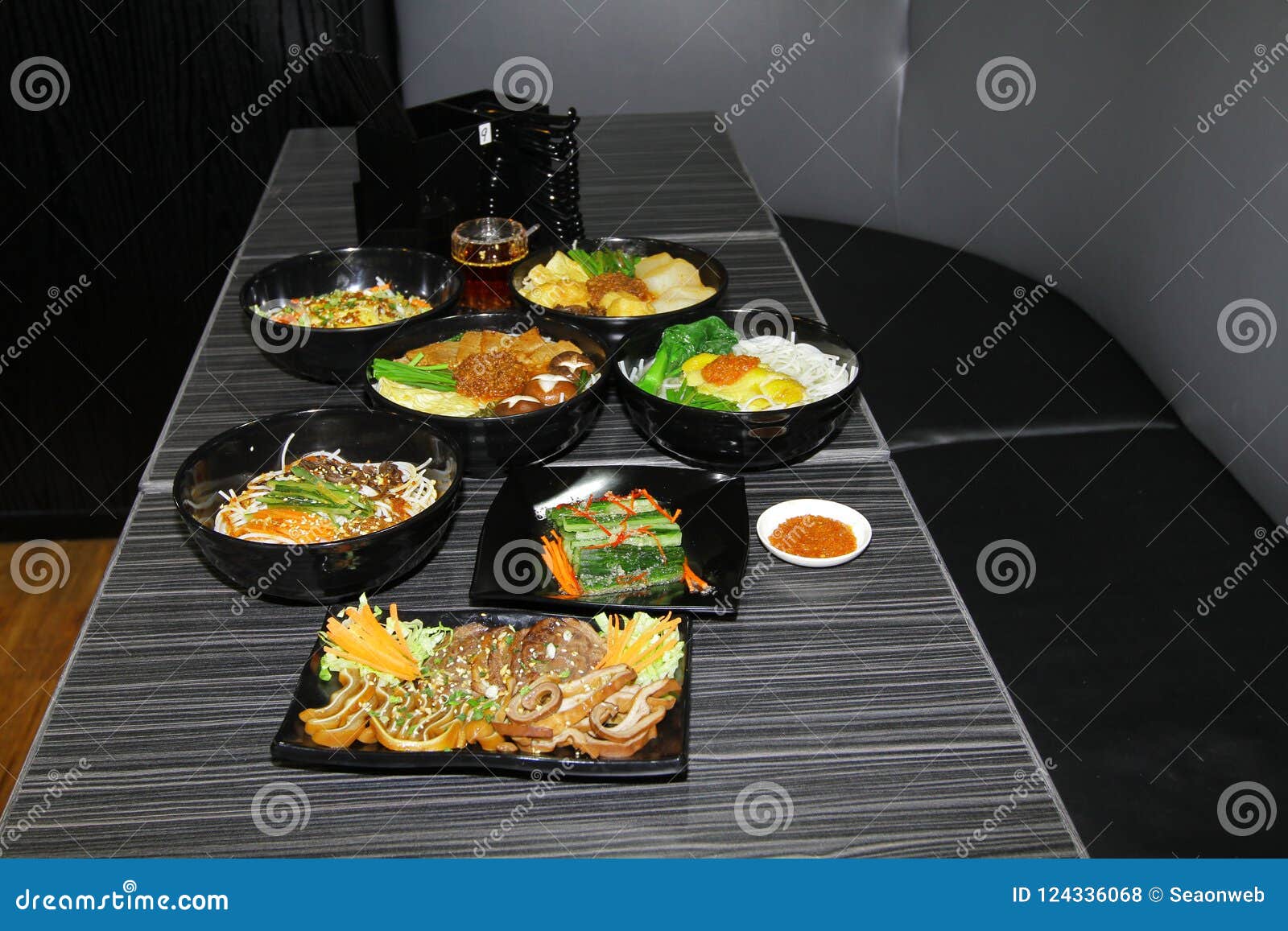 Chinese Style of Cold Dish at Display Stock Photo - Image of steamed ...