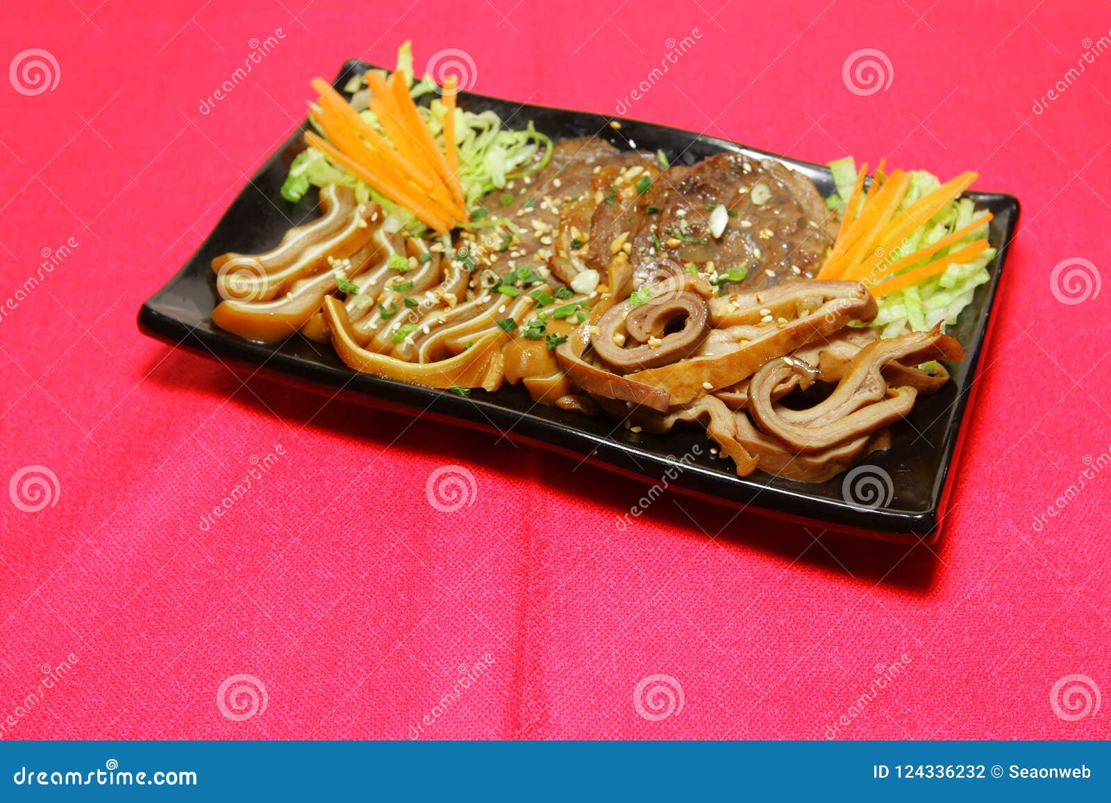 Chinese Style of Cold Dish at Display Stock Photo - Image of cilantro ...