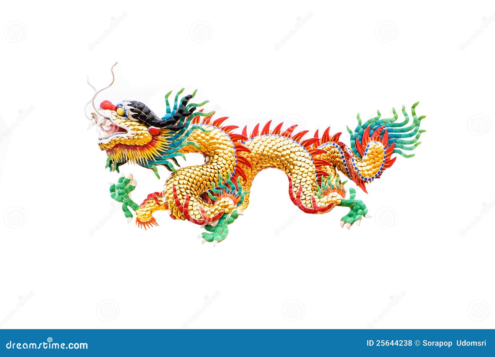 Chinese Style Dragon Statue Stock Photo - Image of east, sculpture ...