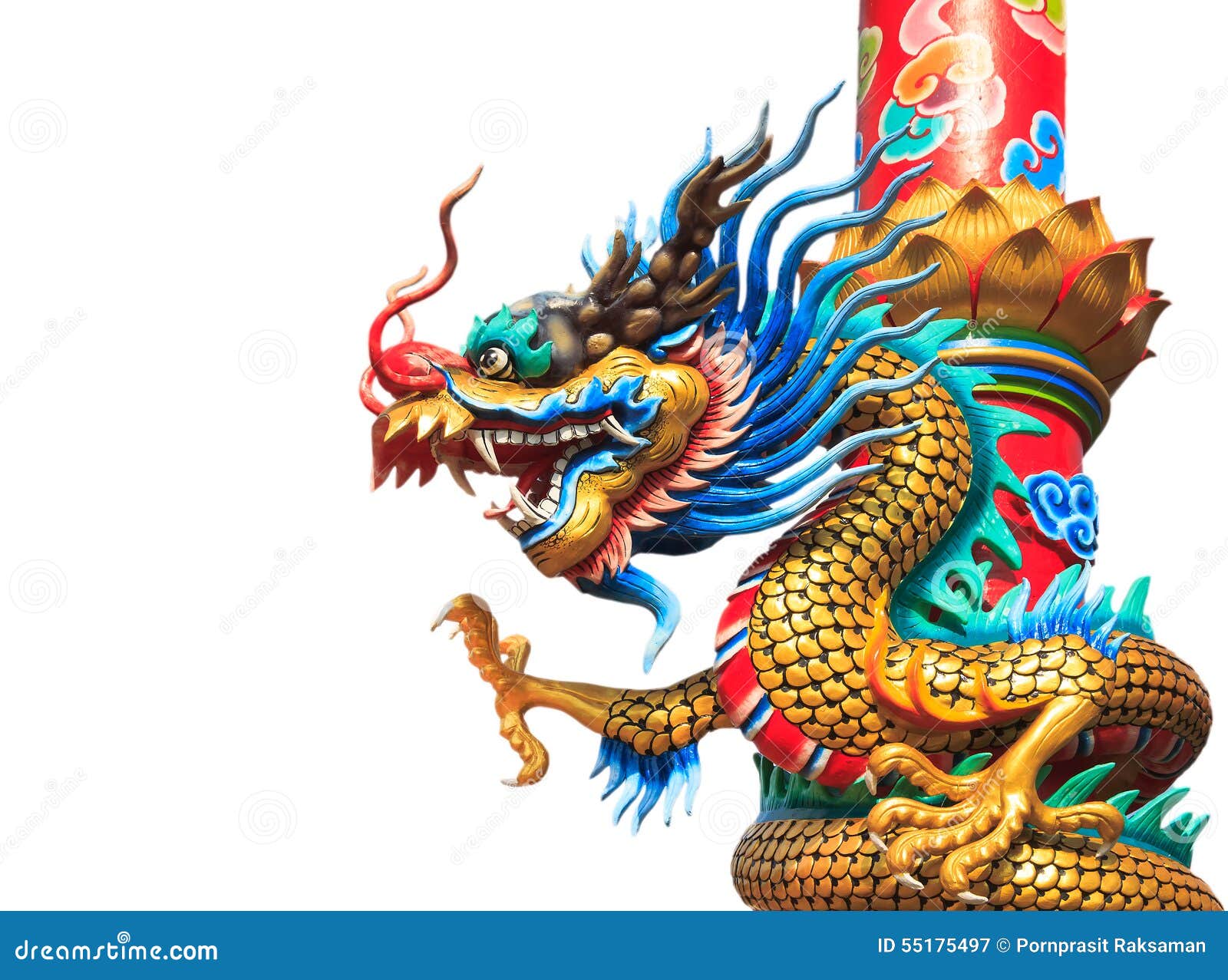 Chinese style dragon stock image. Image of religion, bayonet - 55175497