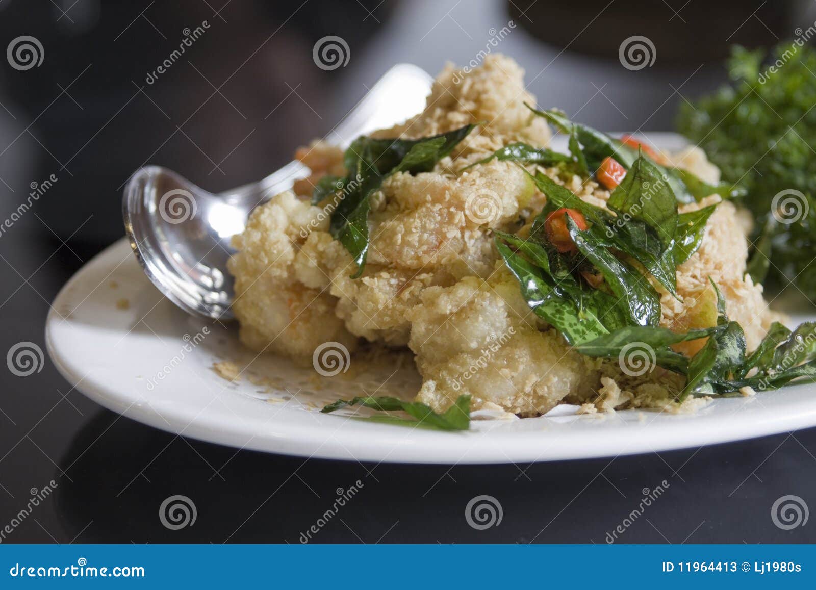 Chinese Style Fried Breaded Chicken Stock Image - Image of ginger ...