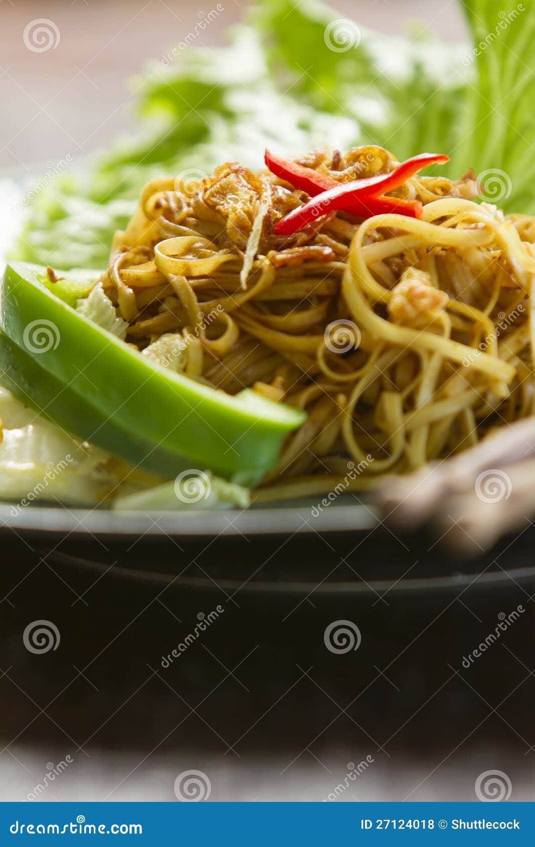 Chinese Style Fried Noodles Stock Photo - Image of style, chinese: 27124018