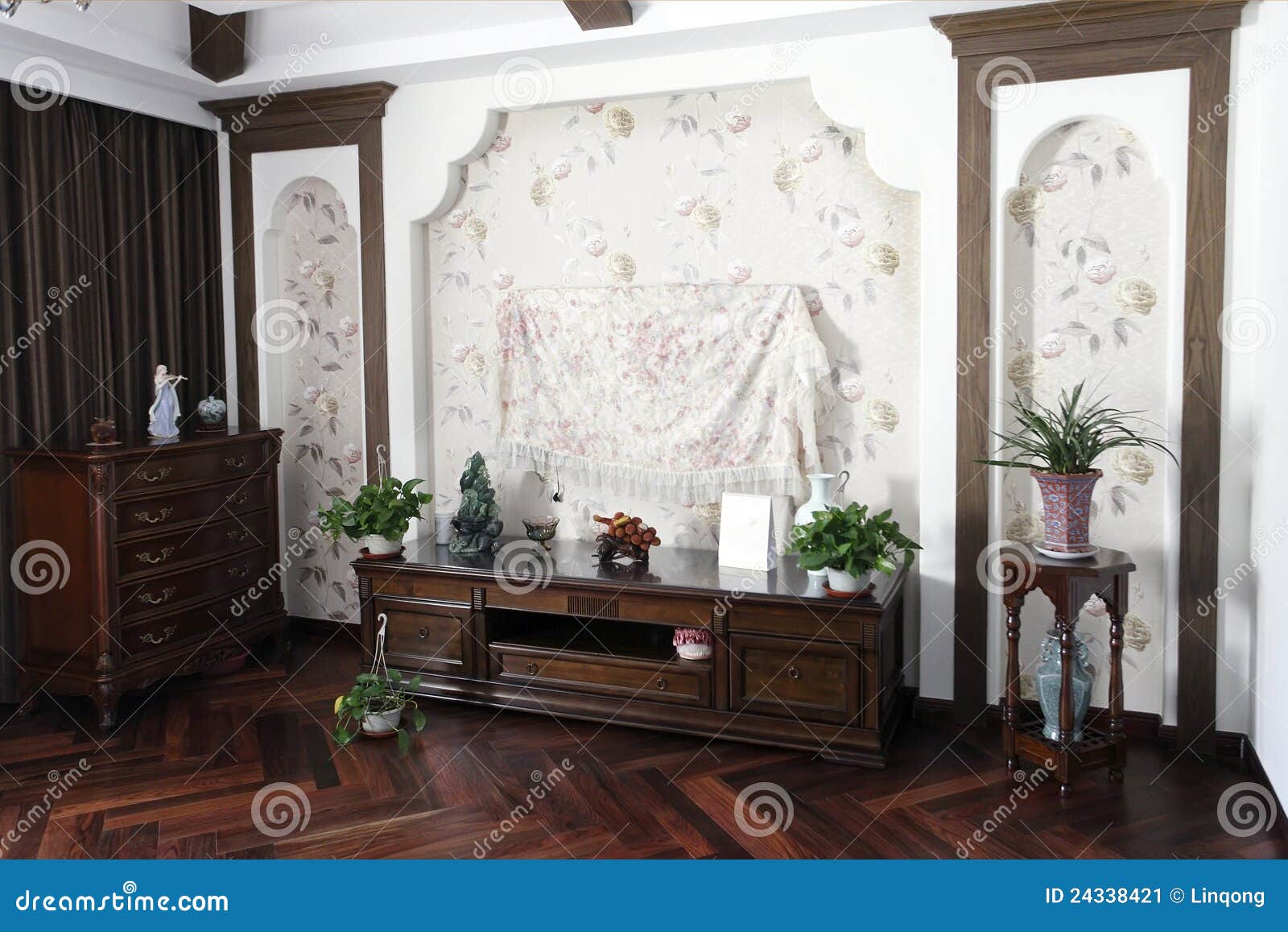 Chinese Style Home Interior Stock Image - Image of estate, home: 24338421