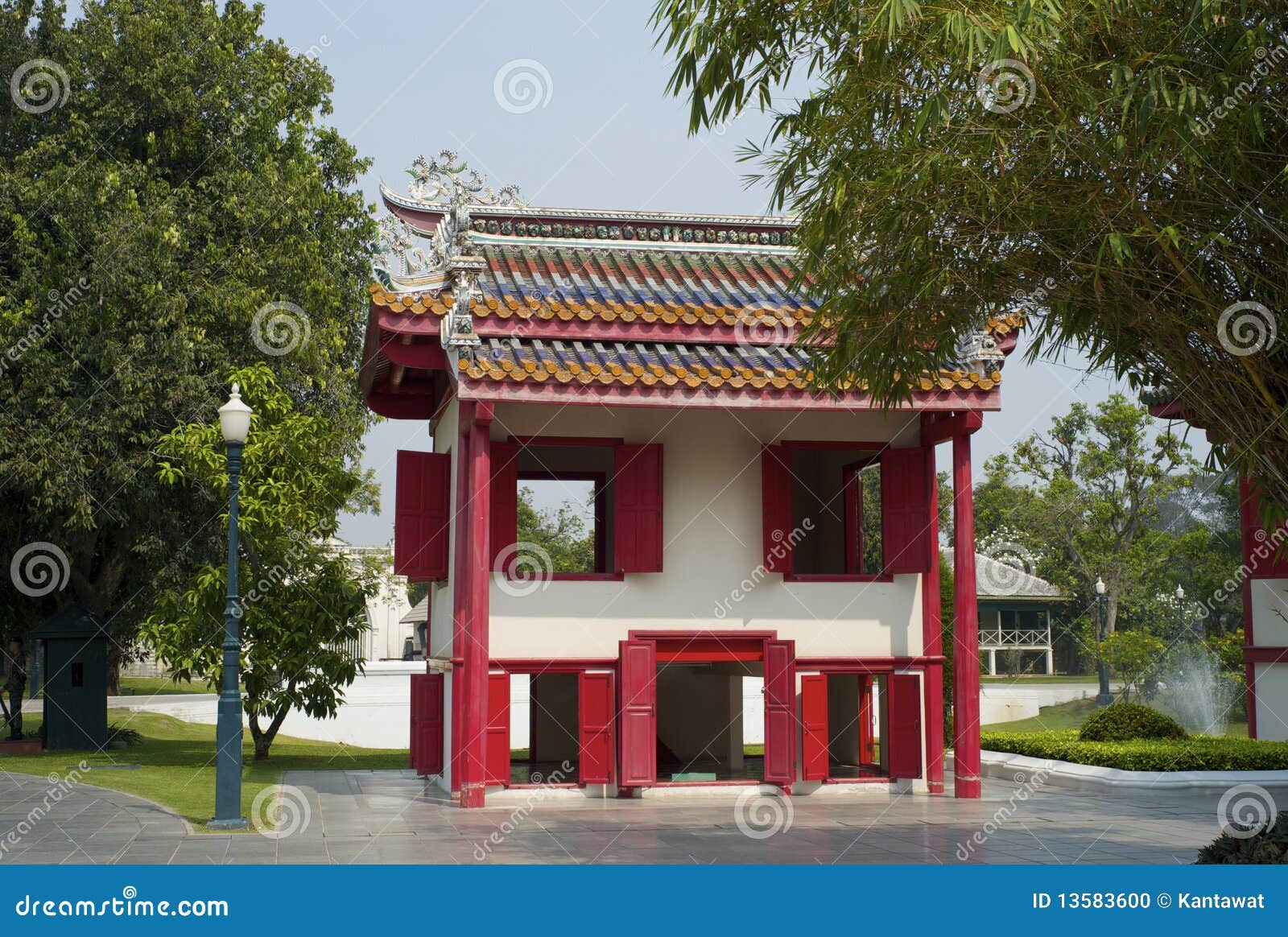 Chinese style house stock photo. Image of chinese, thailand - 13583600