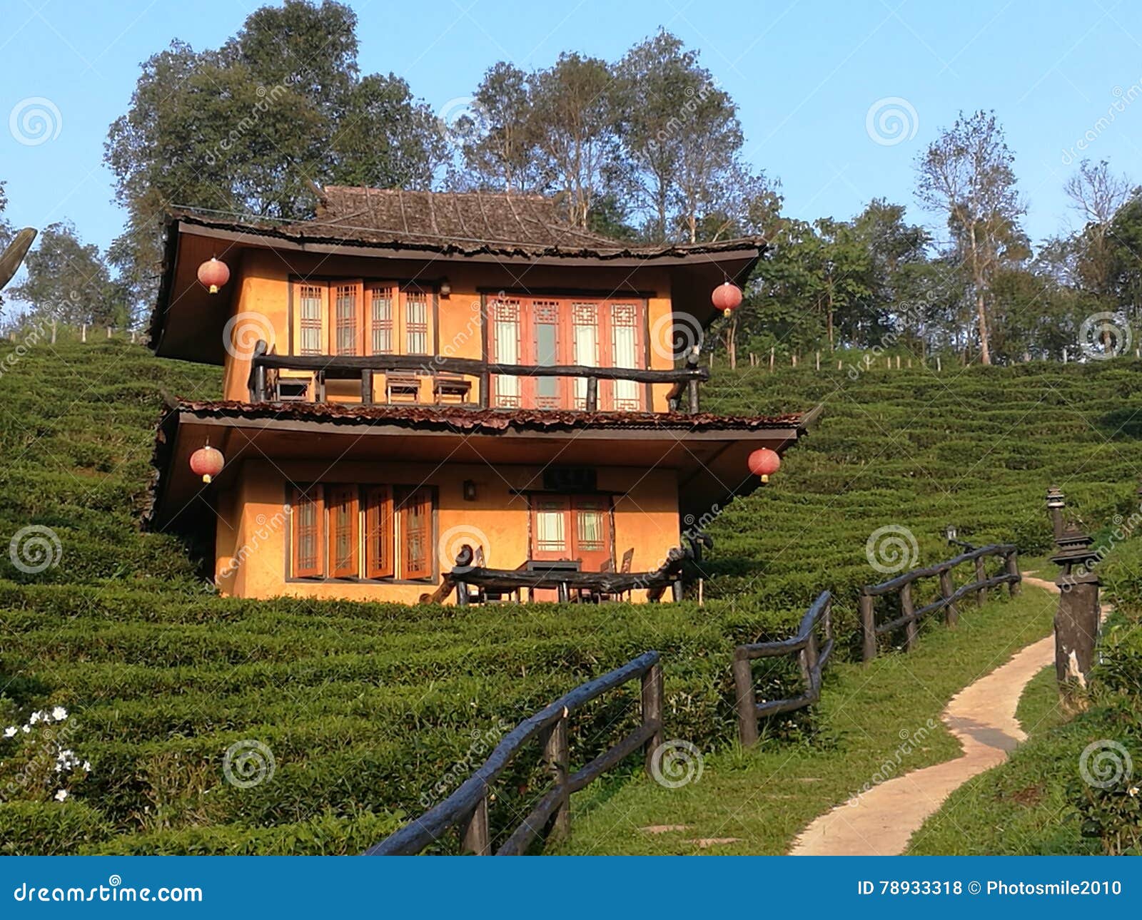 Chinese style house stock photo. Image of home, village - 78933318