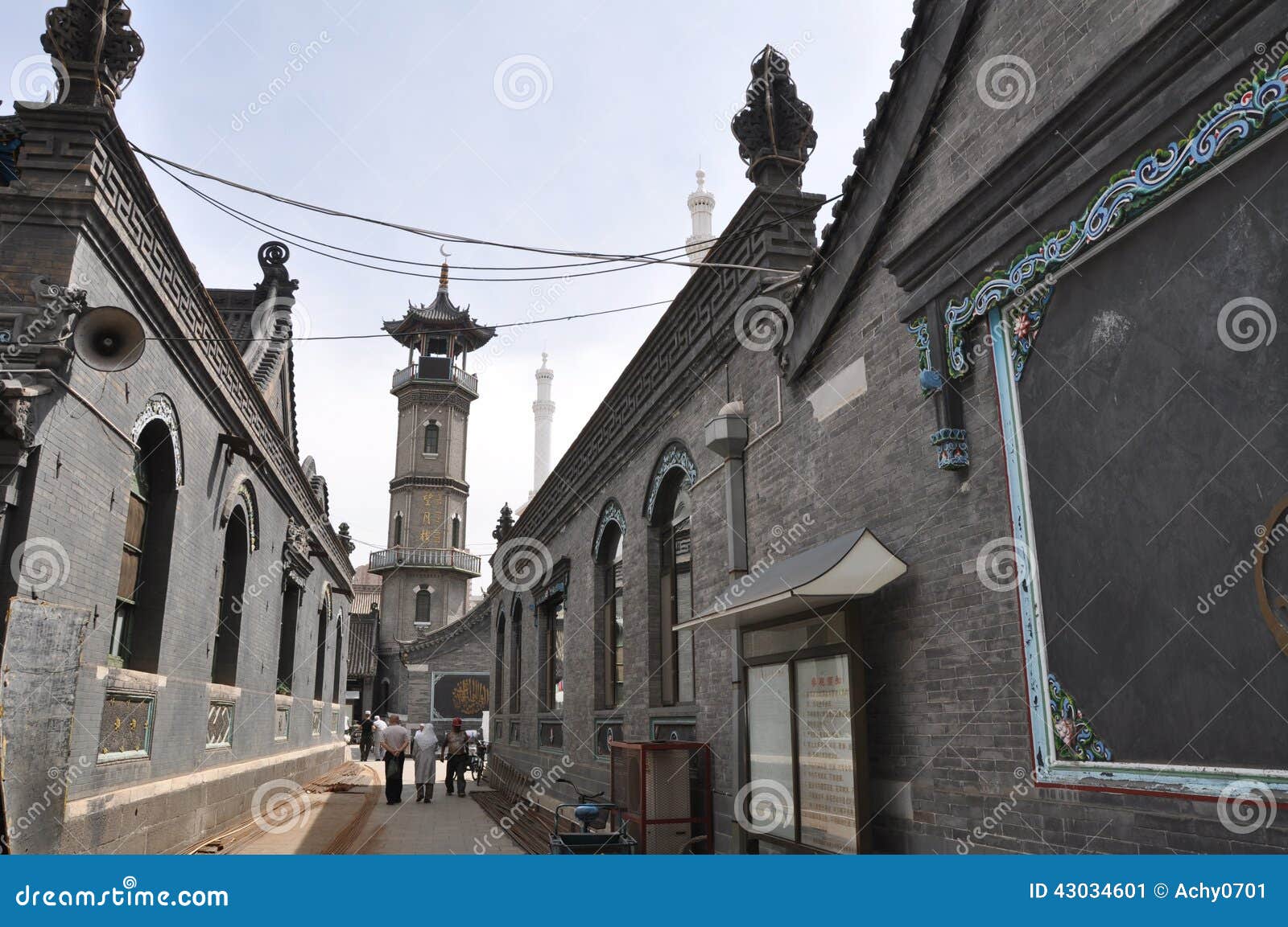 Chinese style Mosque editorial photo. Image of strong - 43034601